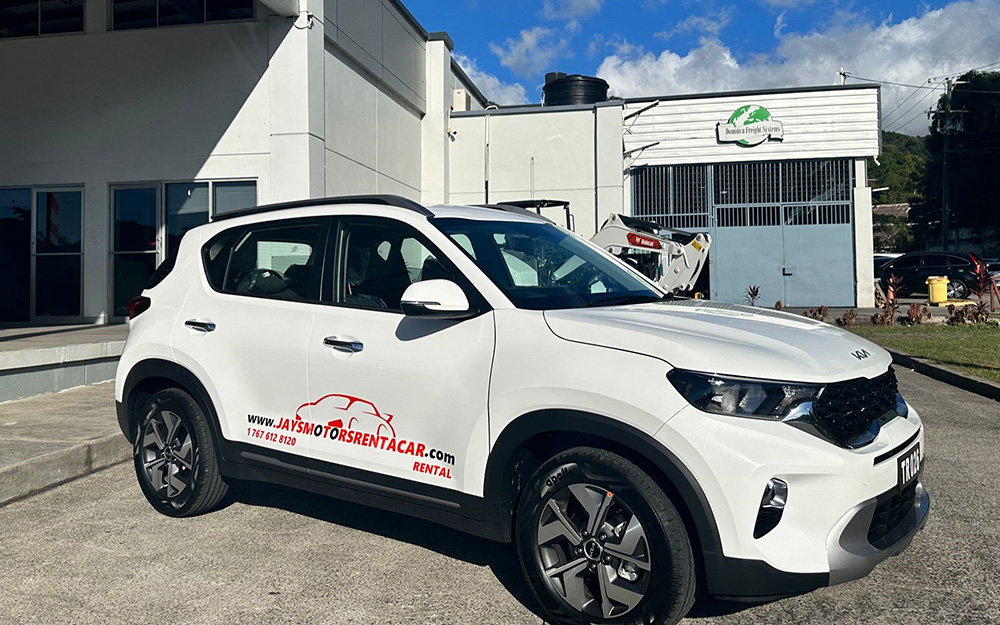 KIA SONET 2023 – White – Jay's Motor Rent a Car